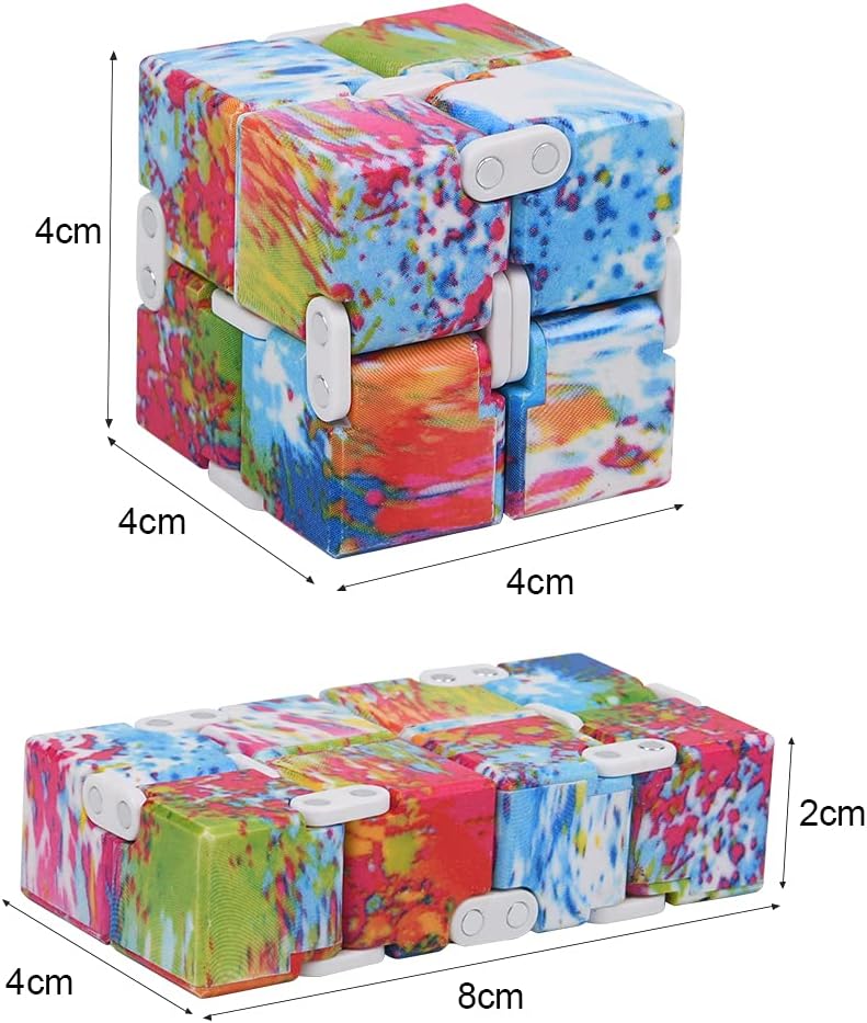 Vicloon Infinity Fidget Cube Infinite Fidget Toys Stress and Anxiety ...