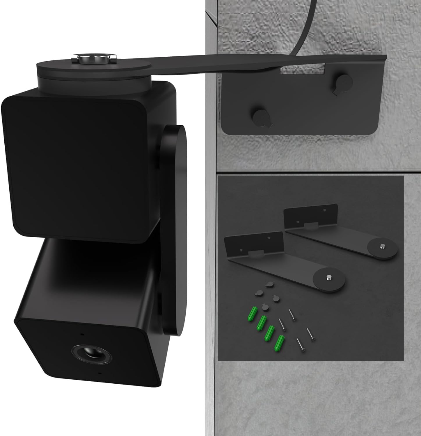 Amazon.com: Zwolf Black Exterior Corner Wall Mount for Wyze Cam Pan V3 ...