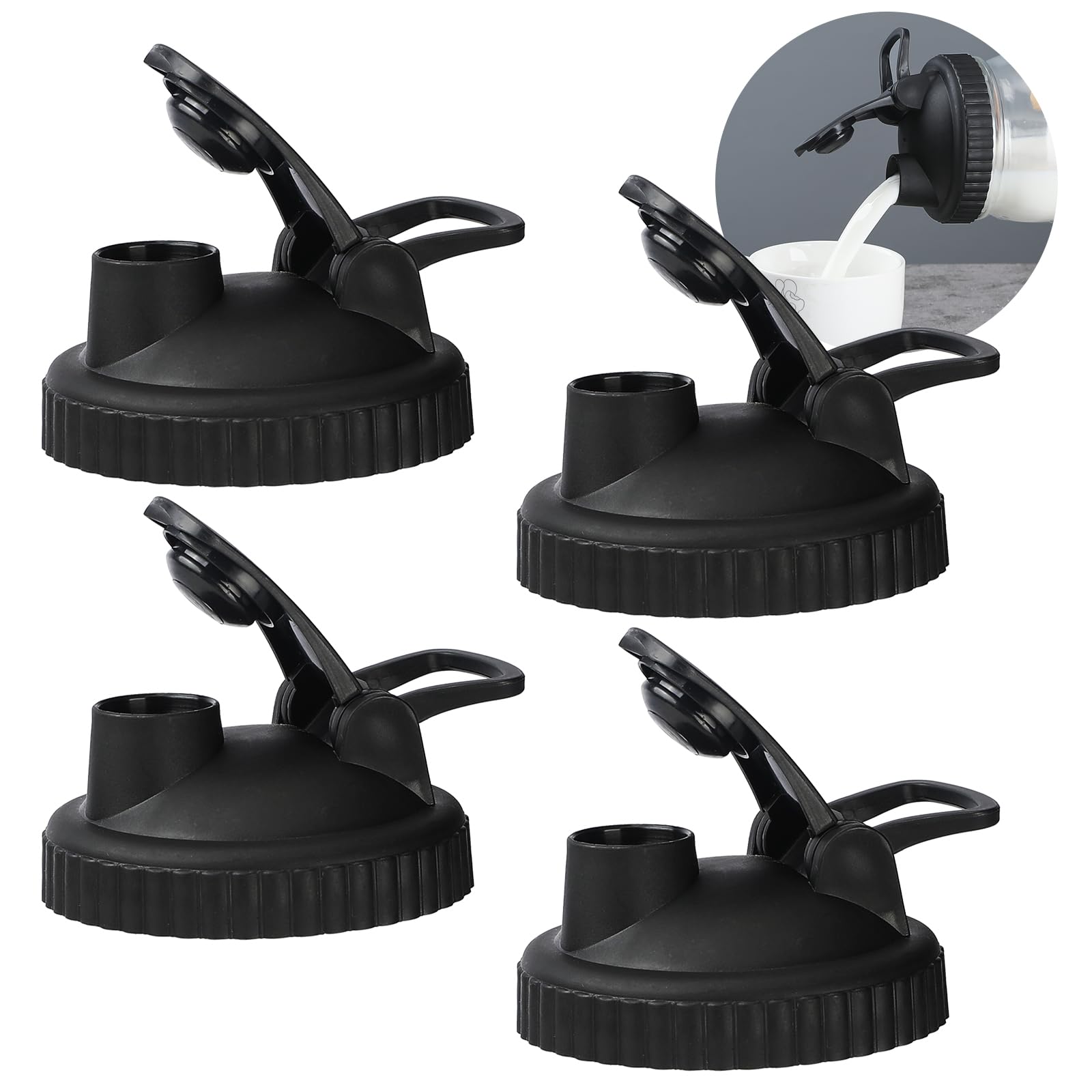 Amazon.com: Balter-D Pour Spout Lid for Wide Mouth Mason Jars, Leak ...