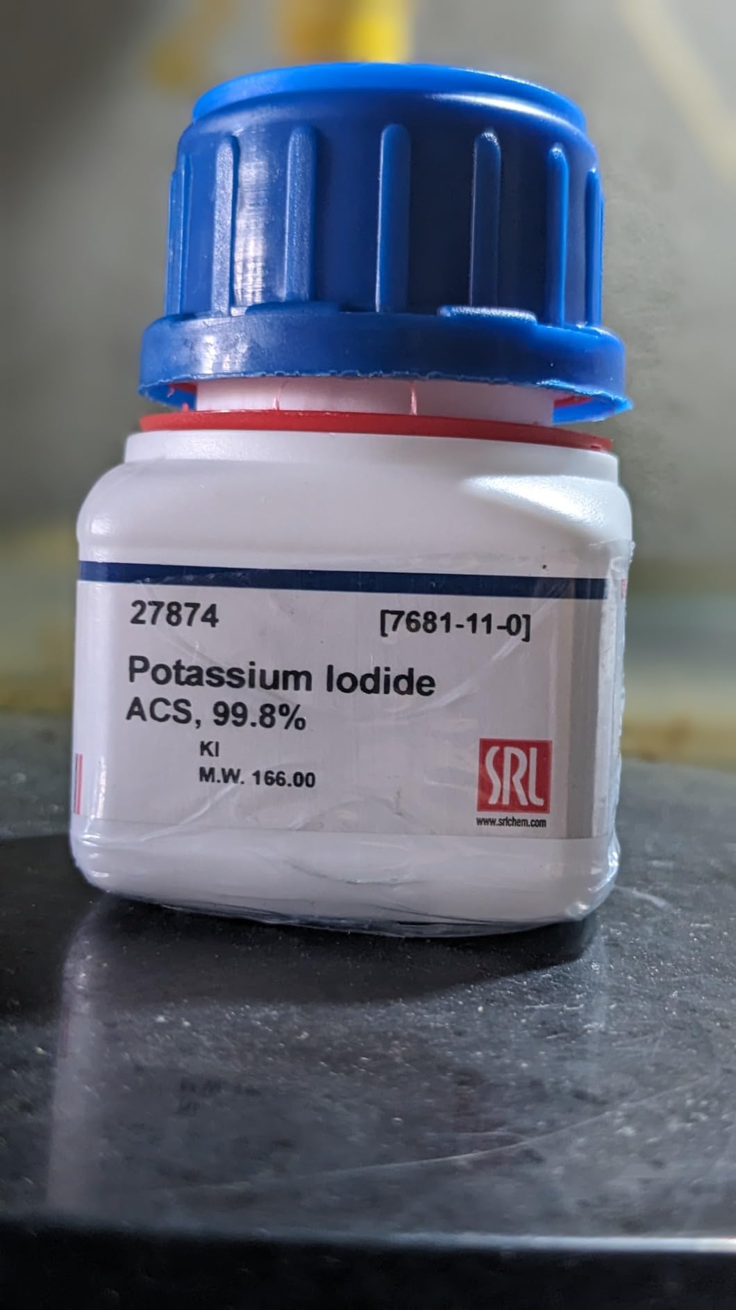 SRL Potassium Iodide extrapure 25GM ACS Grade, 99.8% Purity (CAS 7681 ...