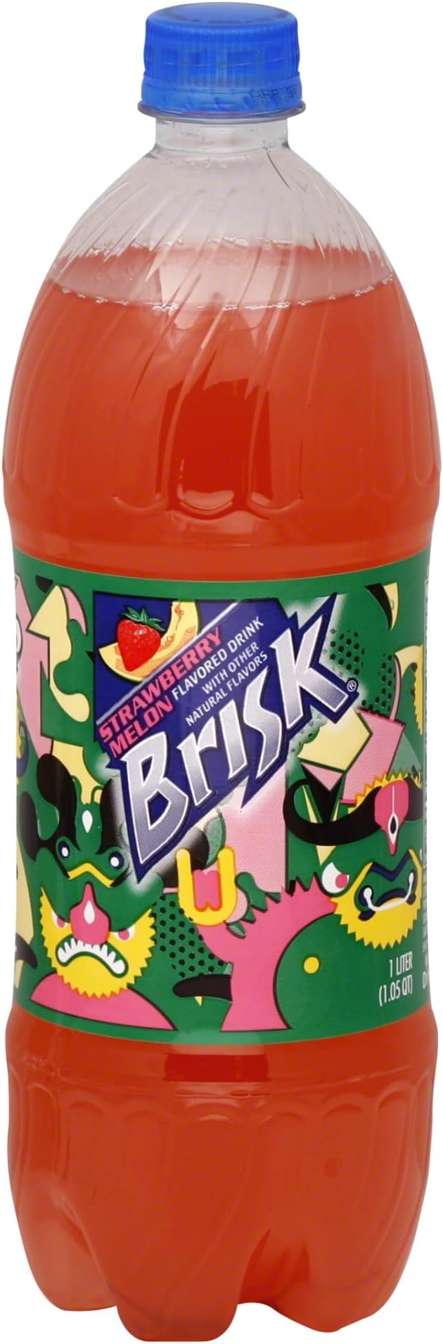 Amazon.com : Brisk Iced Tea Strawberry Melon, 1 Liter, 15 Units ...