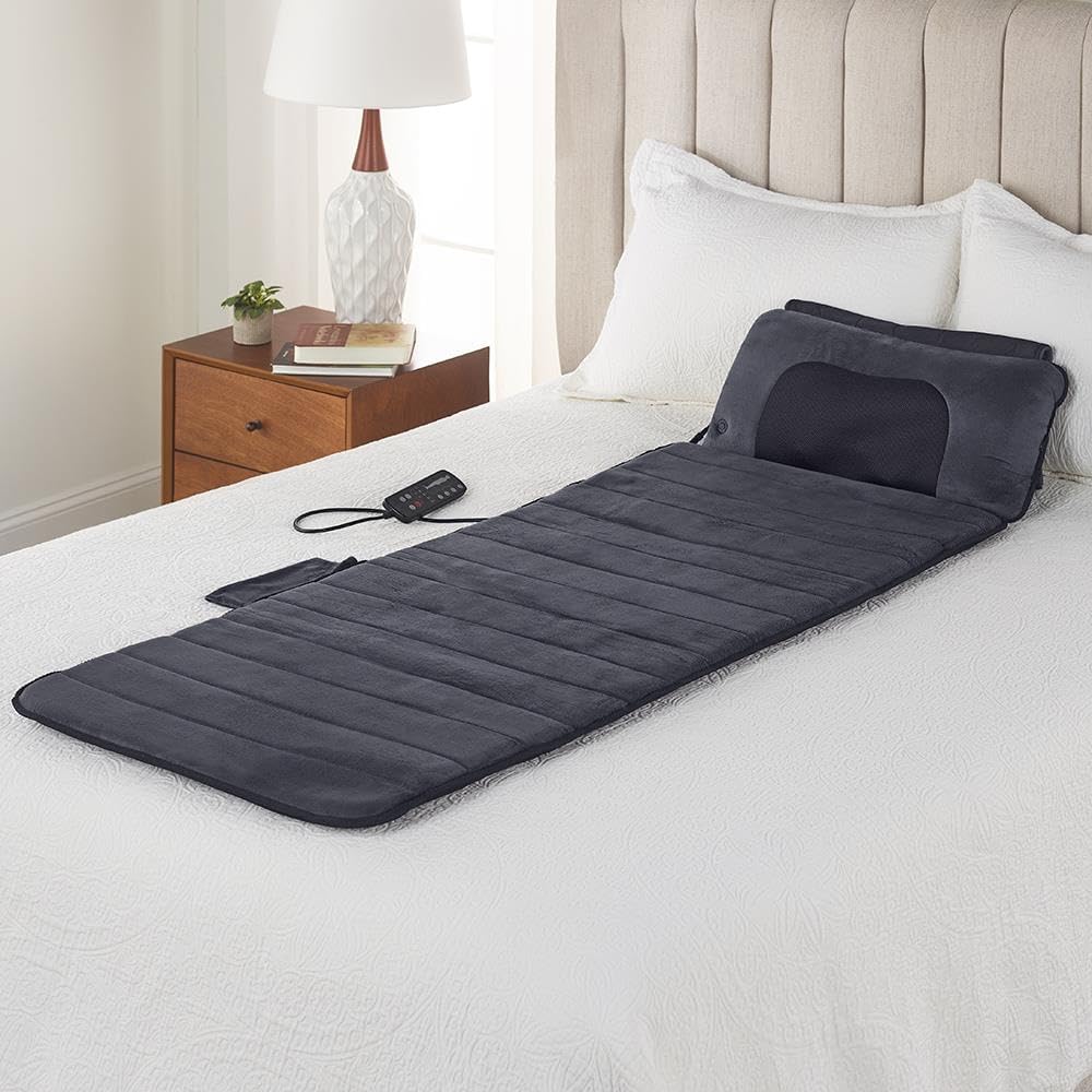 Amazon.com: Hammacher Schlemmer The Heated Shiatsu Full Body Massage ...