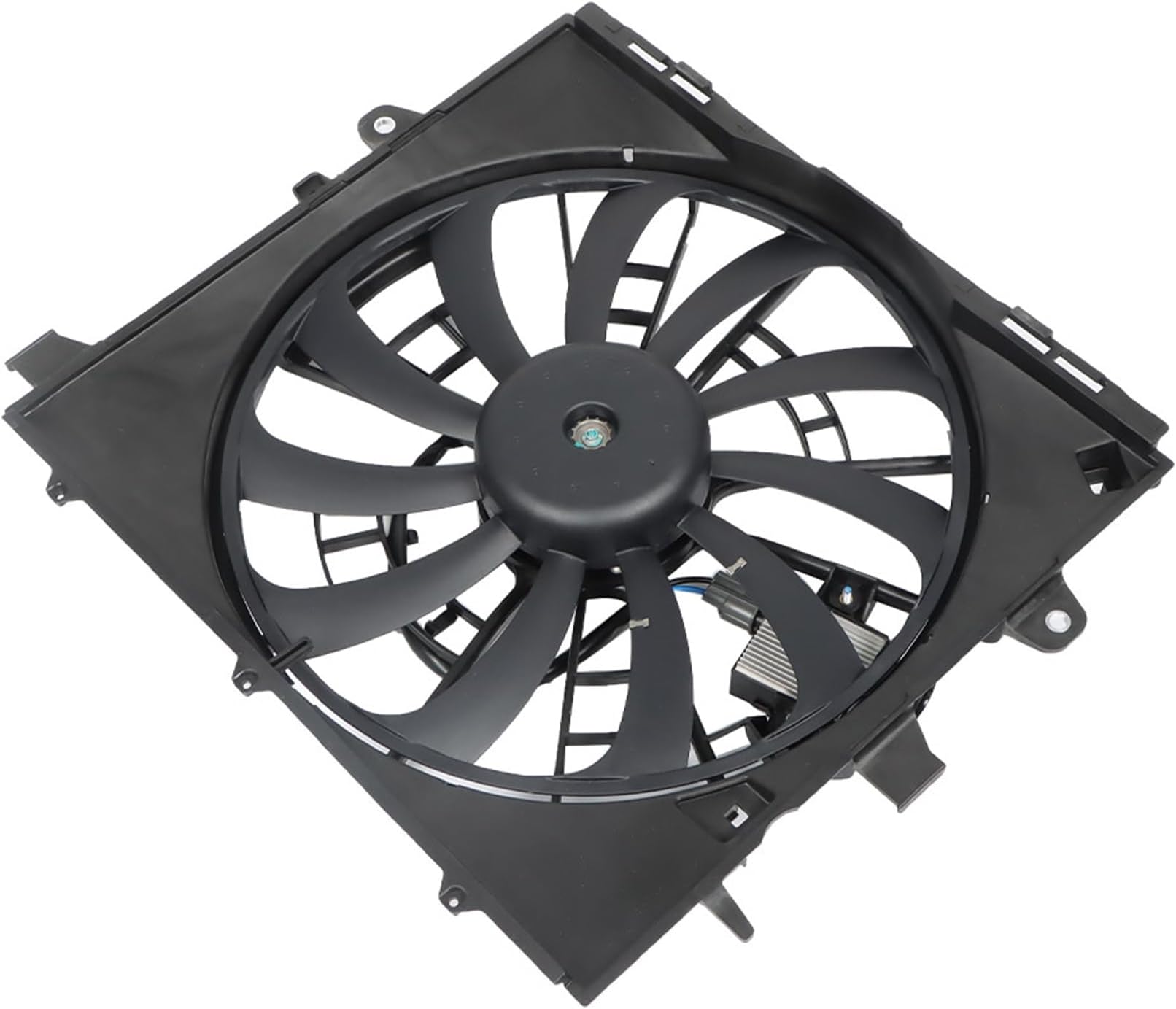 Amazon.com: WFLNHB Radiator Cooling Fan Assembly Replacement for ...