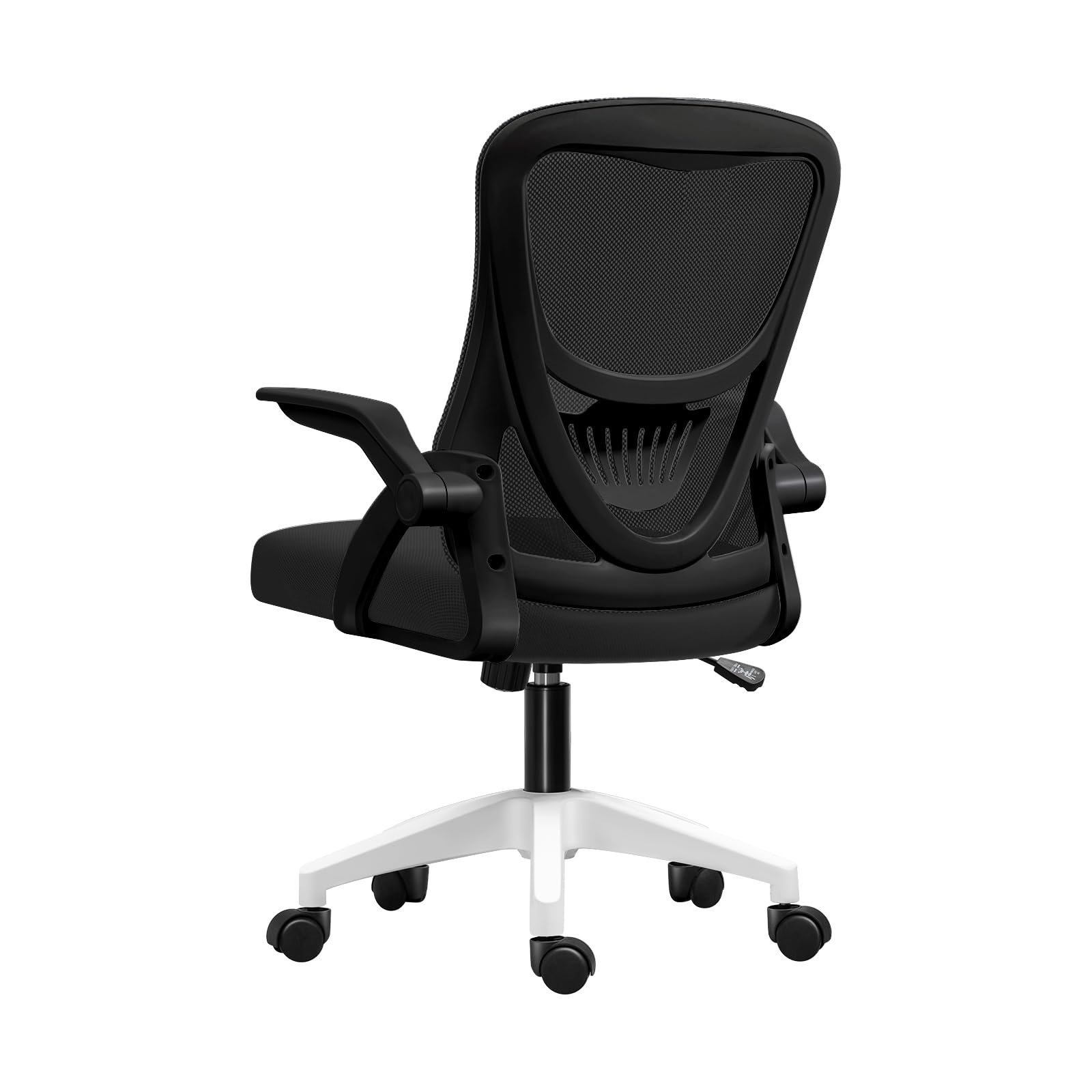 Amazon.co.jp: EdoErgo オフィスチェア 椅子 テレワーク 疲れない 跳ね上げ式アームレスト コンパクト 約105度ロッキング pc 事務椅子 360度回転 座面昇降 強化 ...