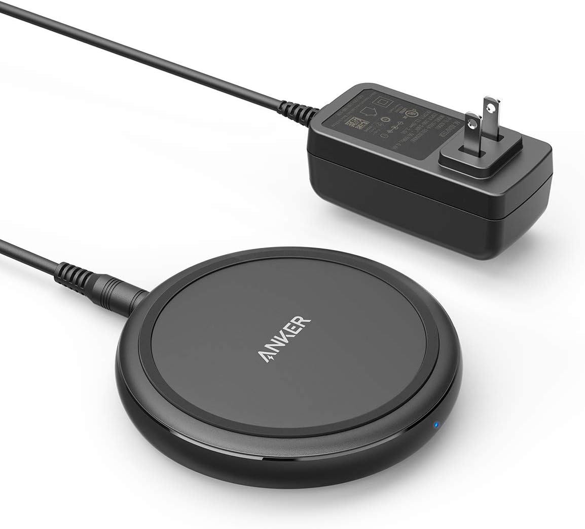 Amazon.com: Anker Wireless Charger with Power Adapter, PowerWave II Pad ...