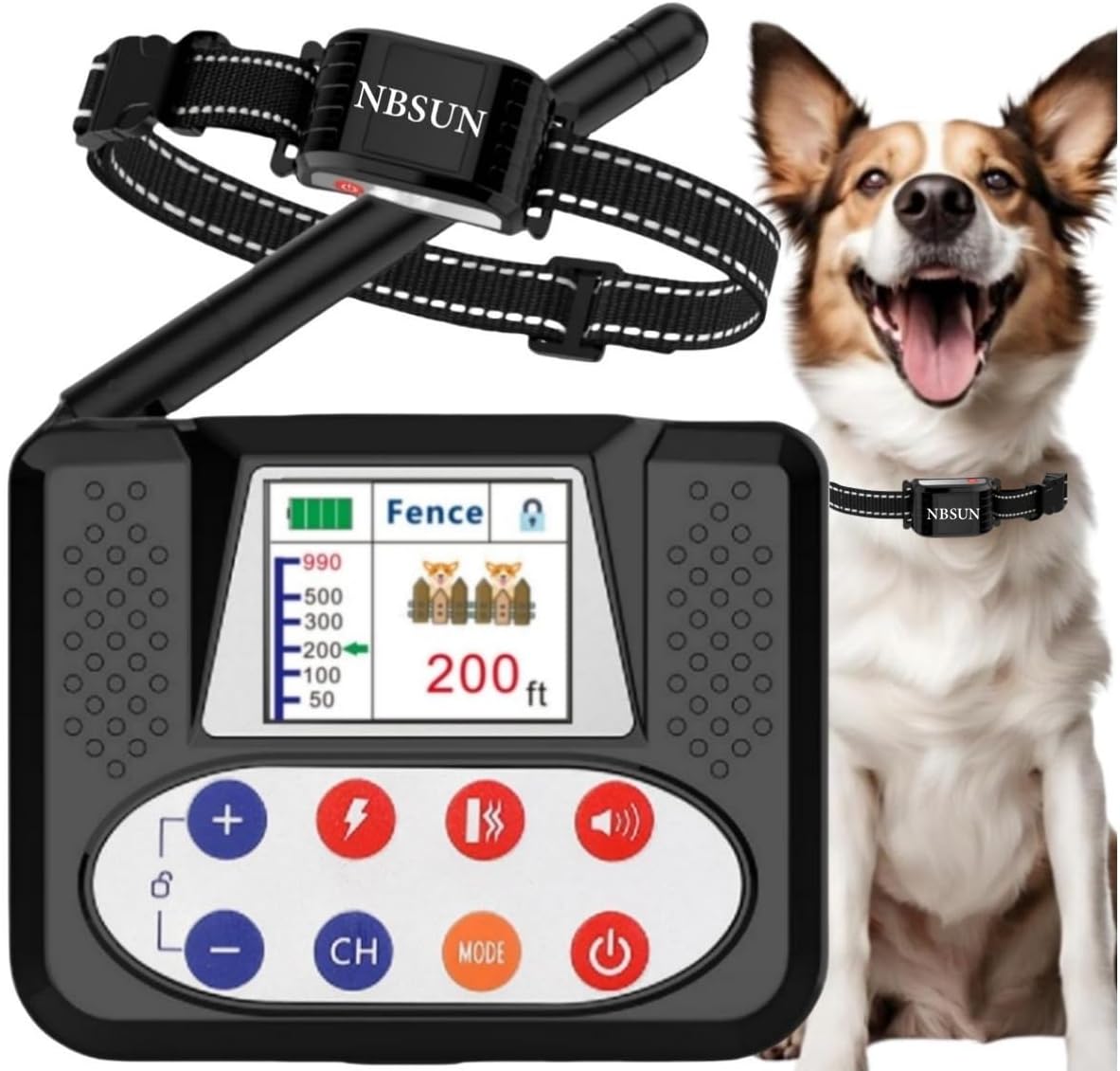 Amazon.com : NBSUN Electric Wireless Dog Fence, 2024 Wireless Fence ...