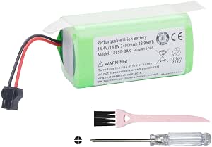 Amazon.com: New Digital Battery Replacement Compatible for Proscenic ...