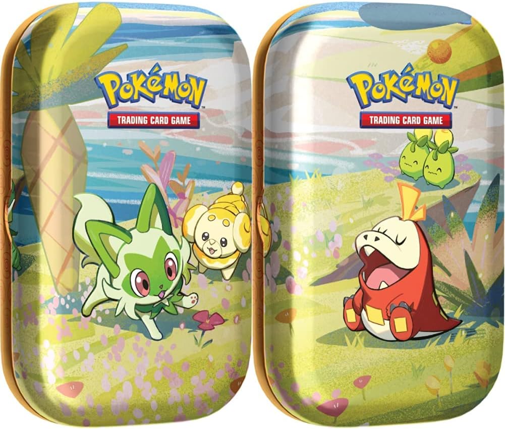 Pokémon TCG: Paldea Friends Mini Tins—Sprigatito (2 Booster Packs, 1 ...