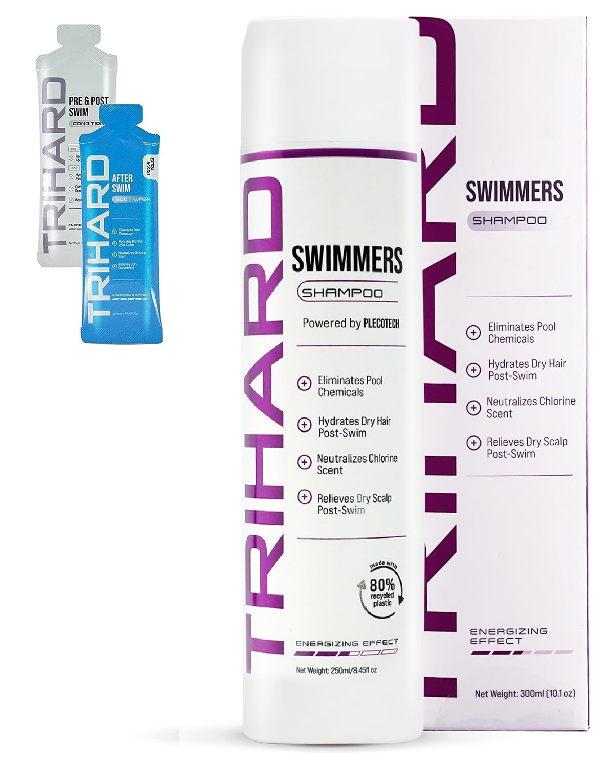 TRIHARD Swimmers Shampoo | Removing Chlorine and Hard Water Negative ...