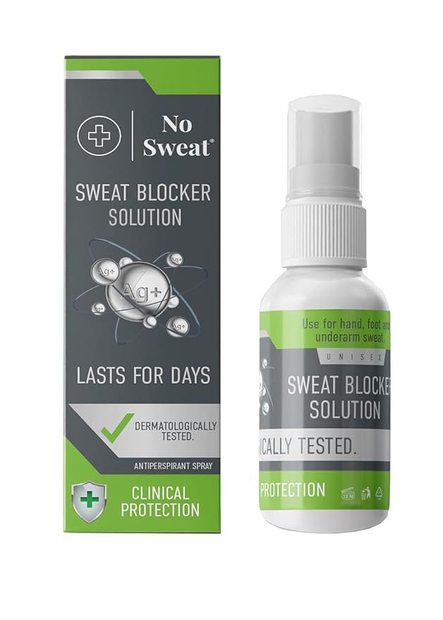 Amazon.com : NO SWEAT Maximum Strength Antiperspirant Spray, Strong ...