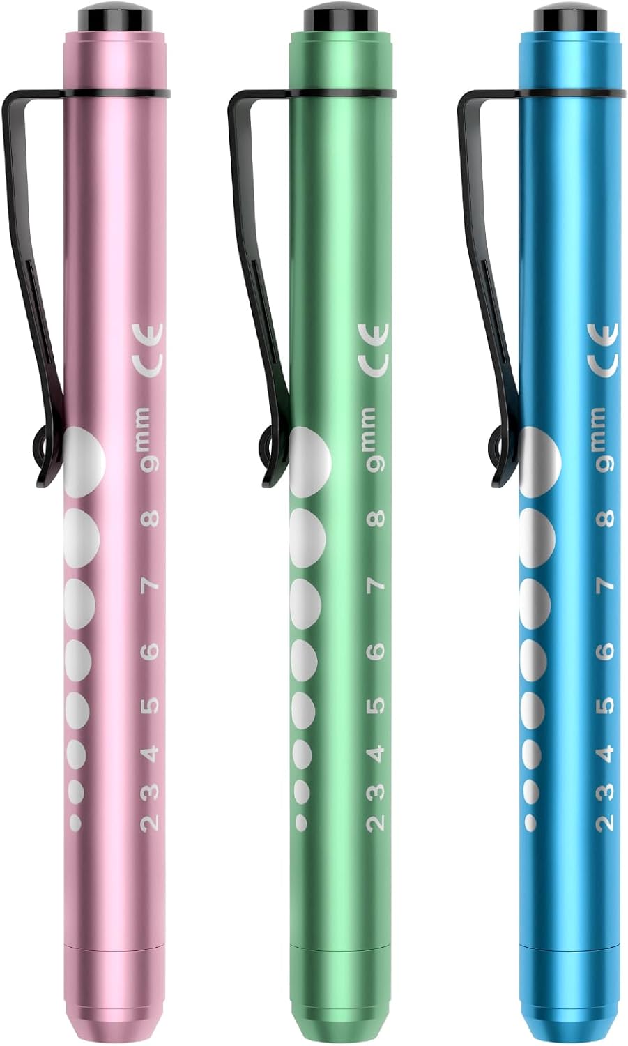 Amazon.com: RISEMART 3packs Pen Lights for Nurses, Pen Light Medical ...