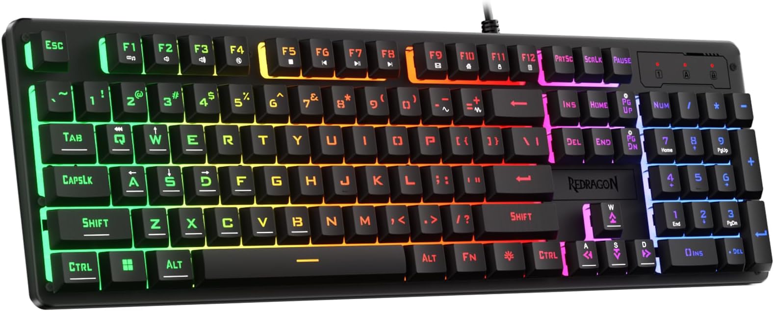 Amazon.com: Redragon Mechanical Gaming Keyboard Wired, 11 Programmable ...