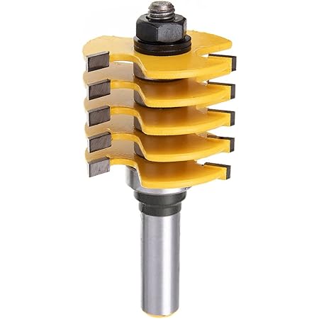 MLCS 7860 Box Joint Router Bit 1/2inch Shank - Finger And V Joint ...