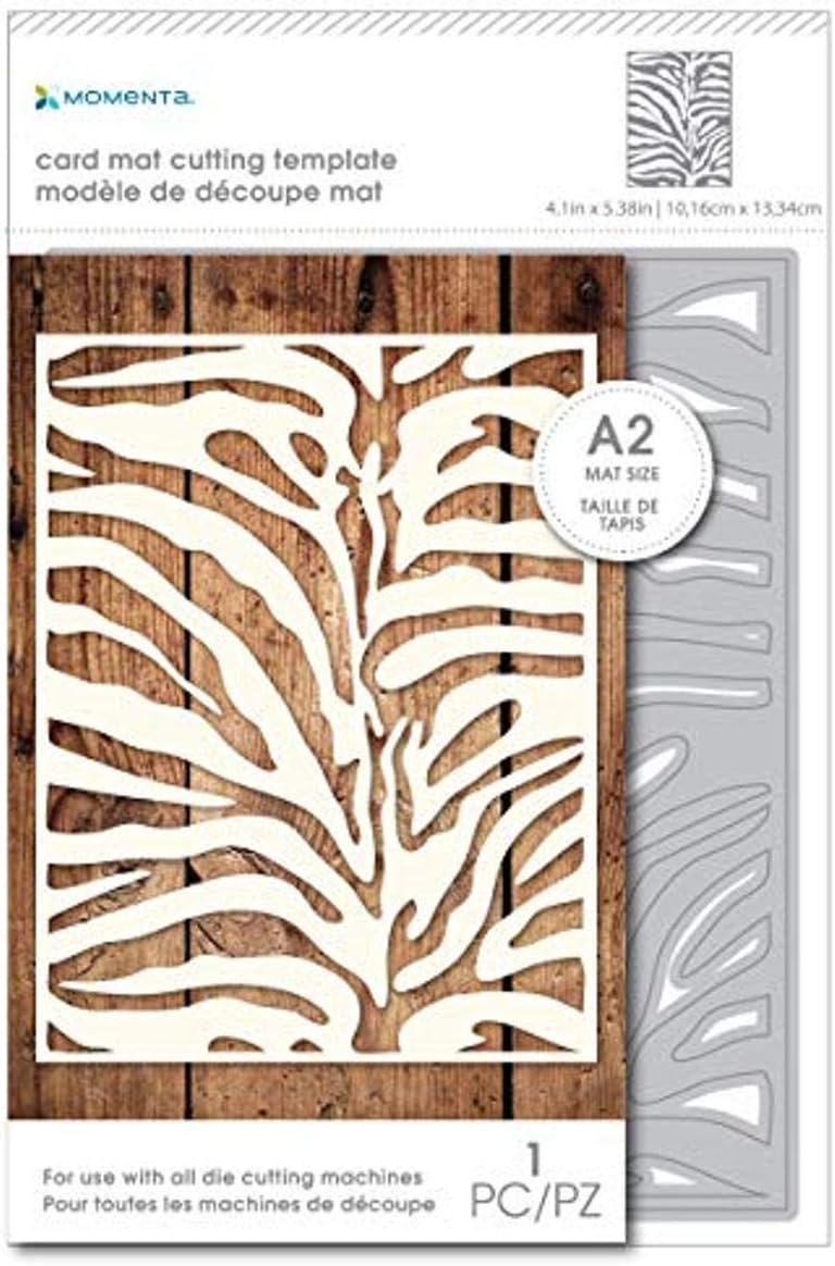 Amazon.com: Momenta Zebra Print Mat Die 1PC Cutting Template, Steel