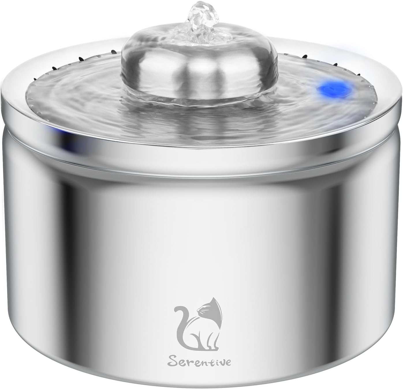 Amazon.com : Cat Water Fountain Stainless Steel - 145OZ/4.3L Water ...