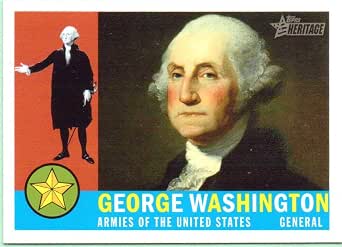 Amazon.com: George Washington 2009 Topps American Heritage Heroes #1 ...