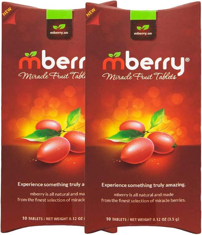 mberry Miracle Fruit Tablets, 10-Count (Pack of 2) : Amazon.ae: Grocery
