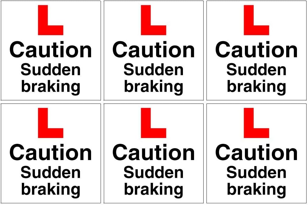 Driving Instructor Stickers, decal, roof box, Driving School : Amazon ...