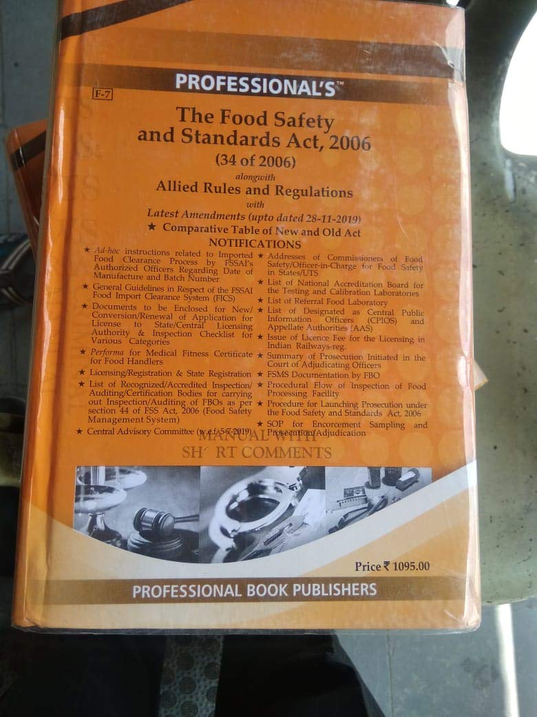 Buy Food Safety Book Online at Low Prices in India | Food Safety ...