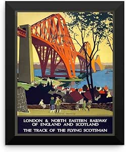 Amazon.com: Vintage Poster - Forth Bridge 0087 - Premium Luster Photo ...