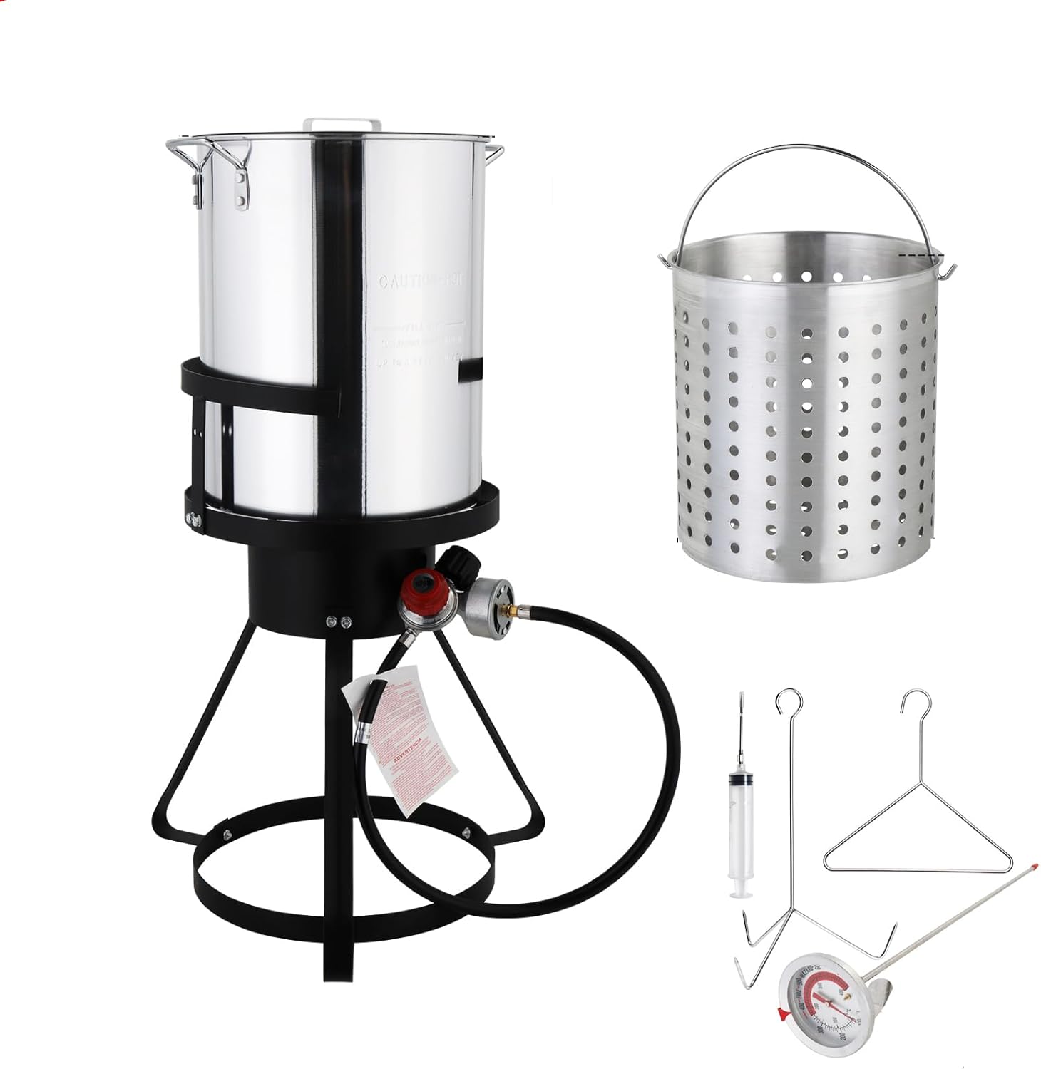 Amazon.com: Turkey Deep Fryer, 30QT Turkey Fryer,55000BTU Burner ...