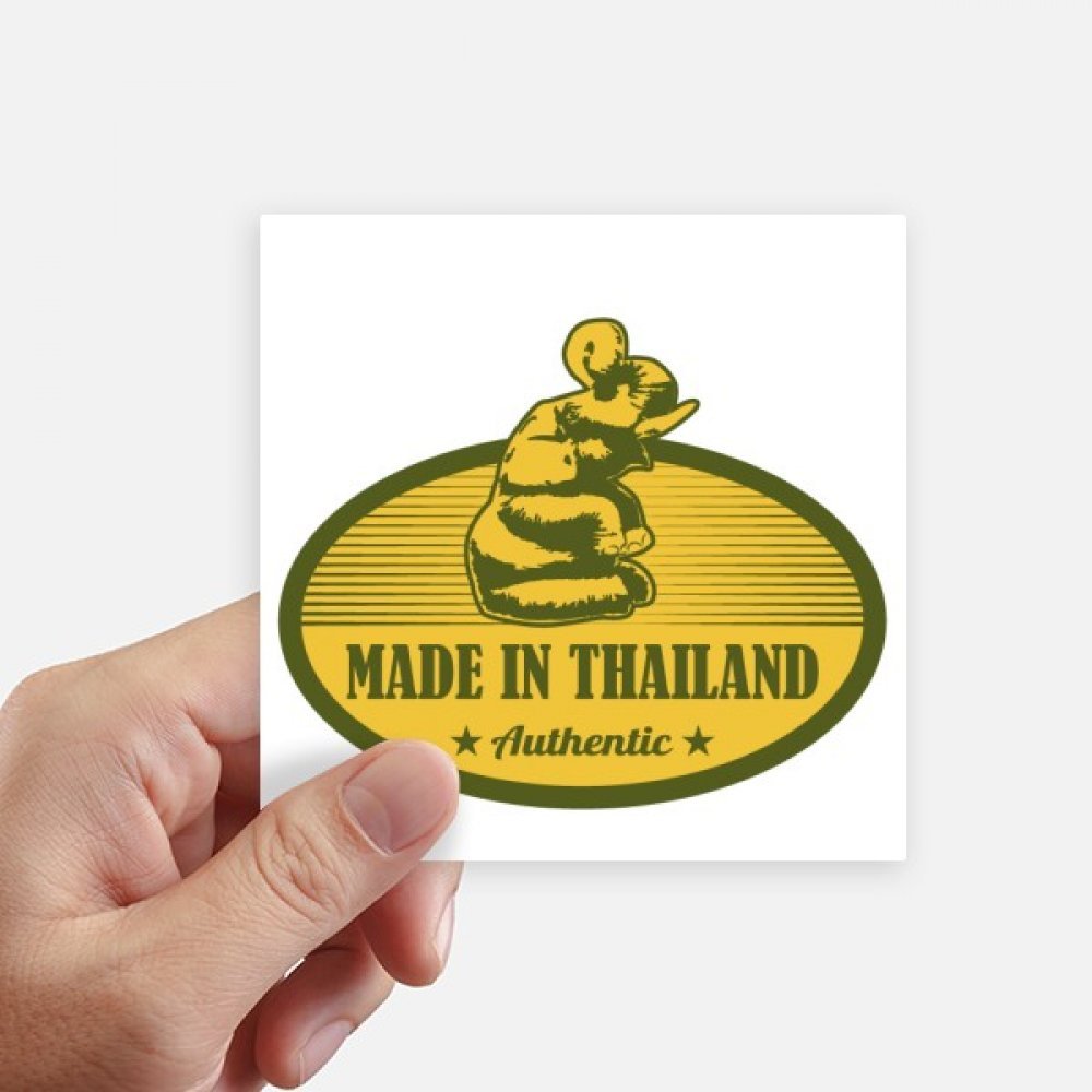 Buy Thai Customs Culture Made in Thailand Sticker Square Waterproof ...