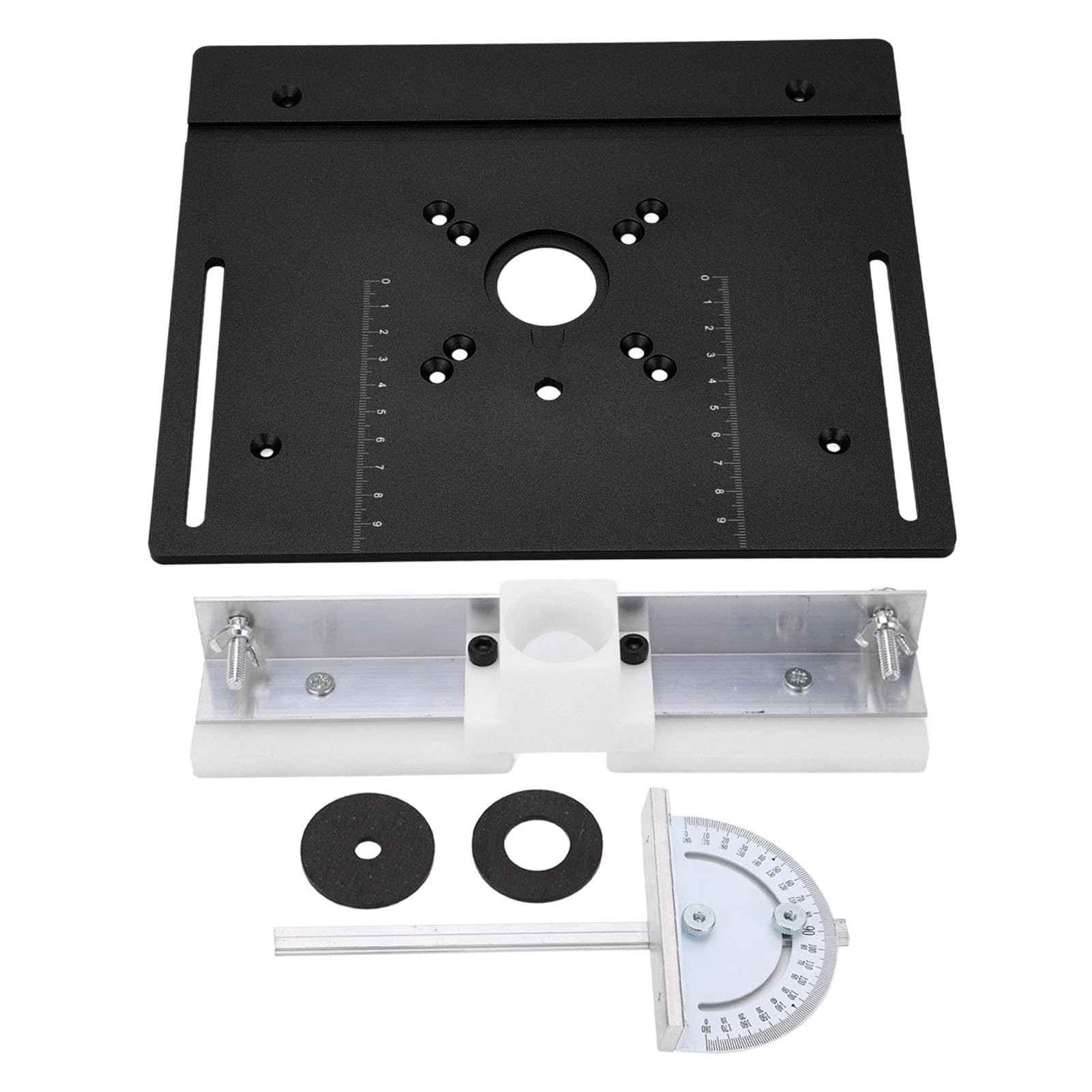 Metal Router Lift System Kit, Aluminum Woodworking Insert Base