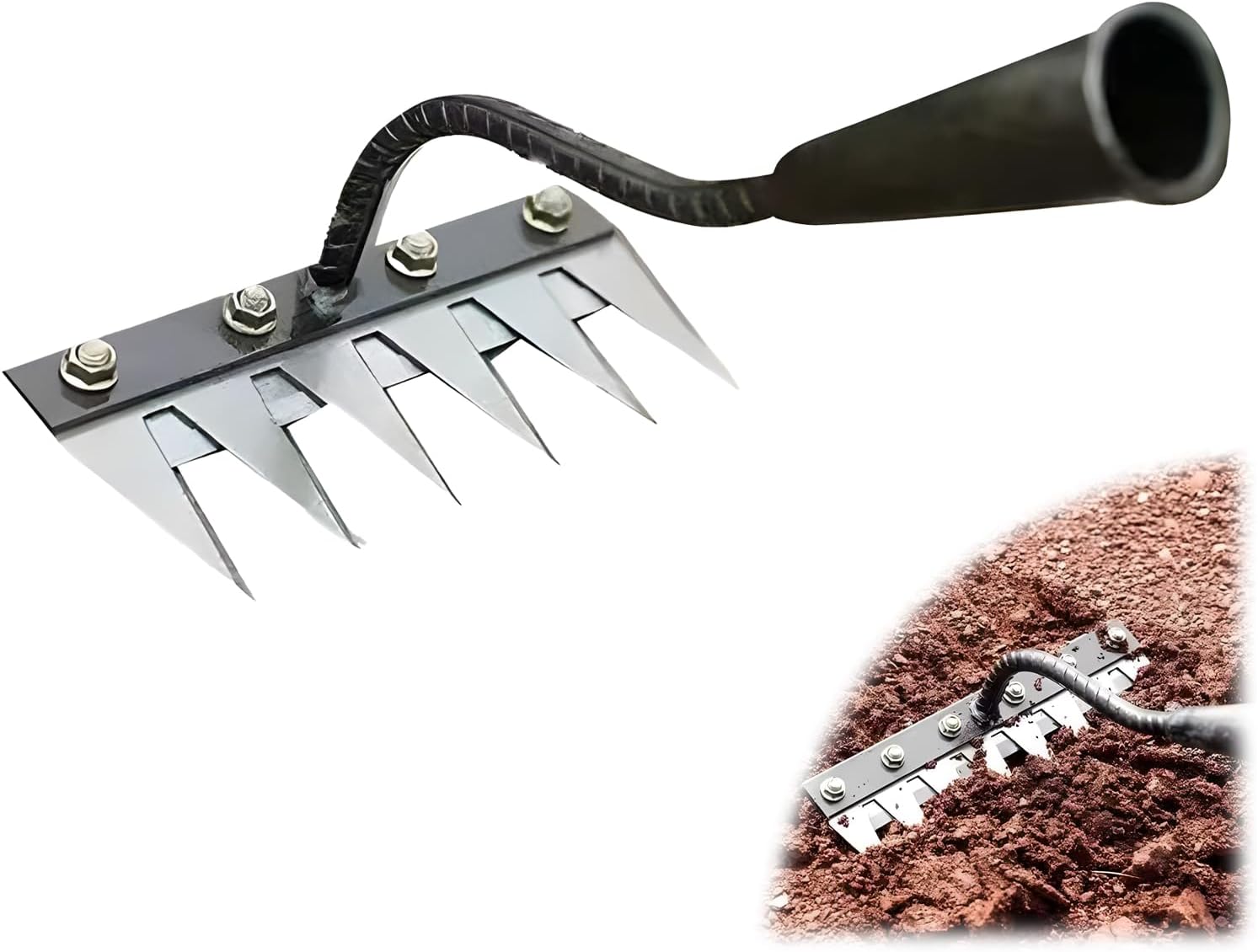 Amazon.com : Garding Iron Weeding Rake, 2025 Garden Weeder, 5/6/7/8 ...