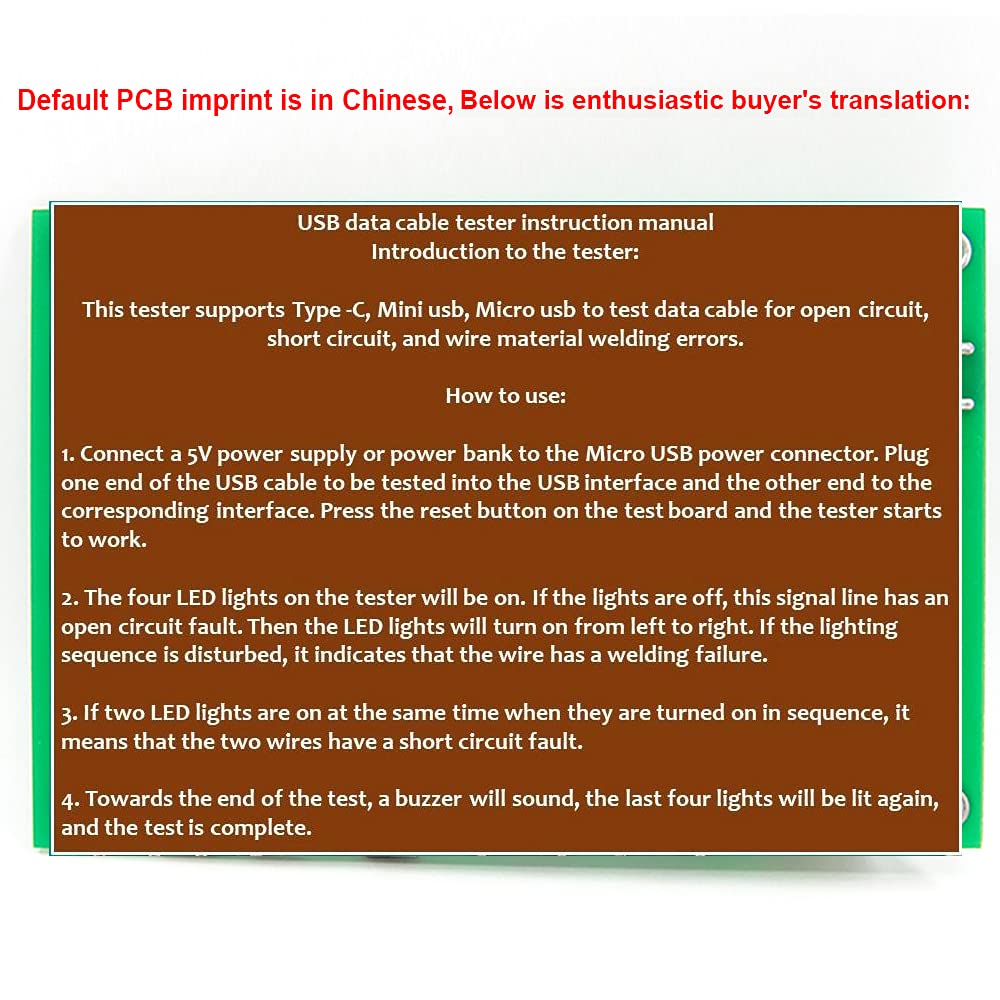 Snapklik.com : USB Cable Tester, 3-in-1 Data Wire Test Fixture Precise ...