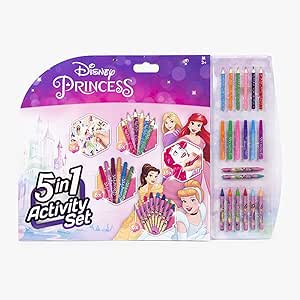 Disney Princess 5-in-1 Coloring Activity Box : Amazon.ca: Toys & Games
