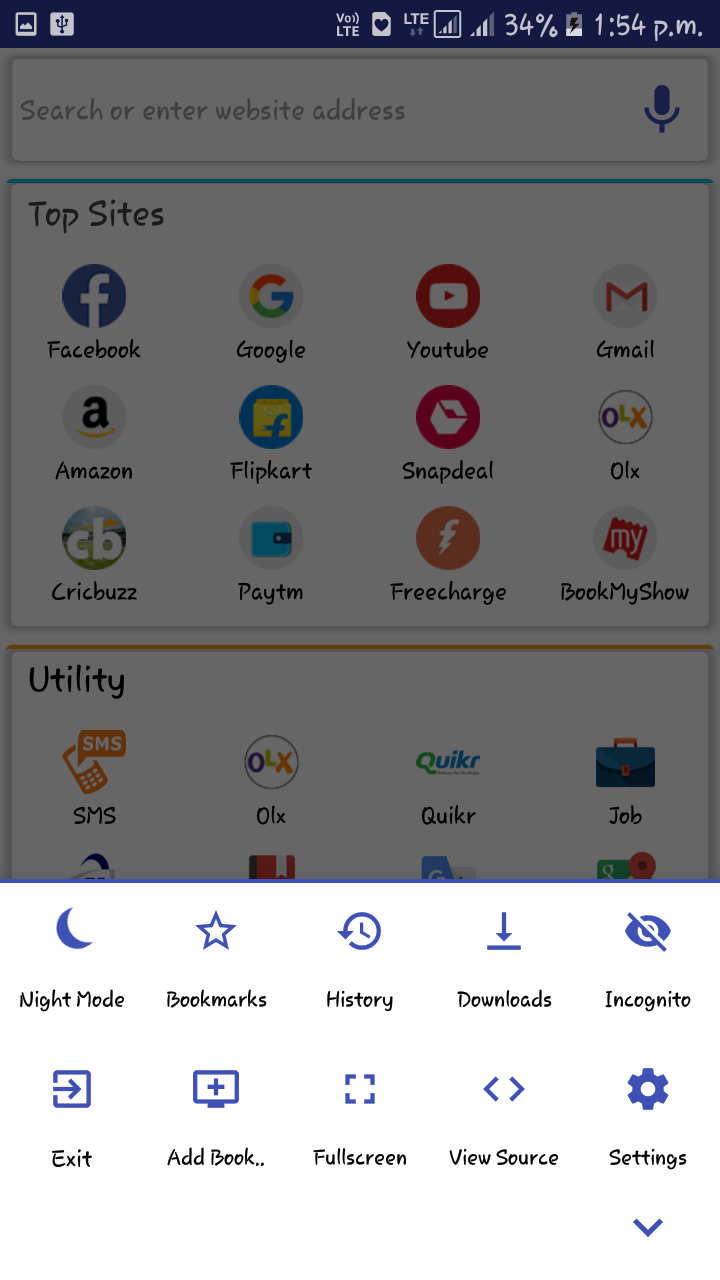 Aplicación SMART BROWSER en Amazon Appstore