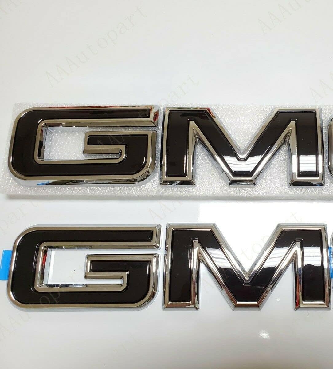 Amazon.com: Cibo 2 件適用於 2019 2020 2021 GM Sierra 前後全黑色標誌套組 84364354 附 ...