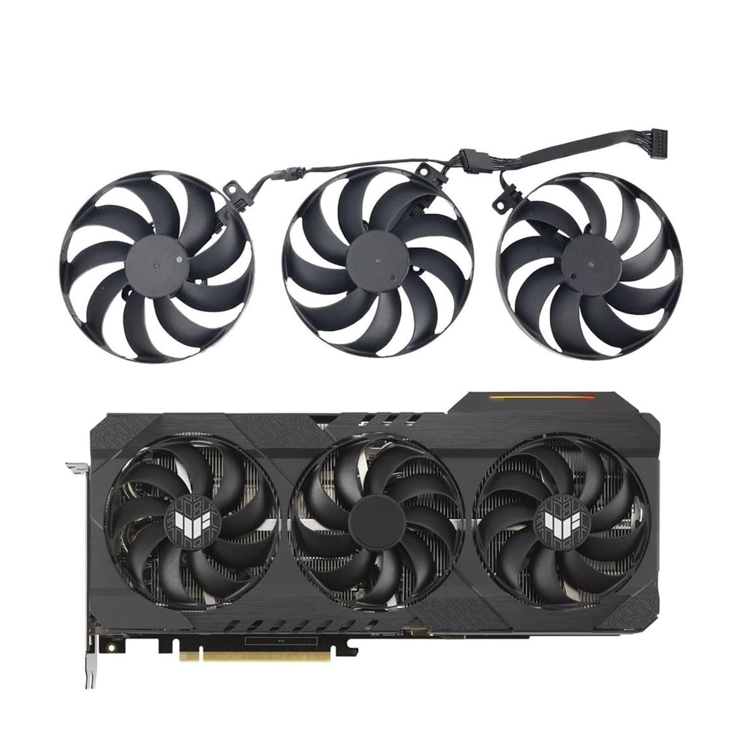 Amazon.com: HAZEK Graphics Card Fan 88mm T129215BU DC12V Compatible for ...