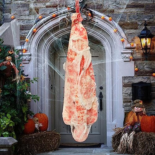 Amazon.com : Halloween Decorations Dead Victim Props Bloody Body in Bag ...