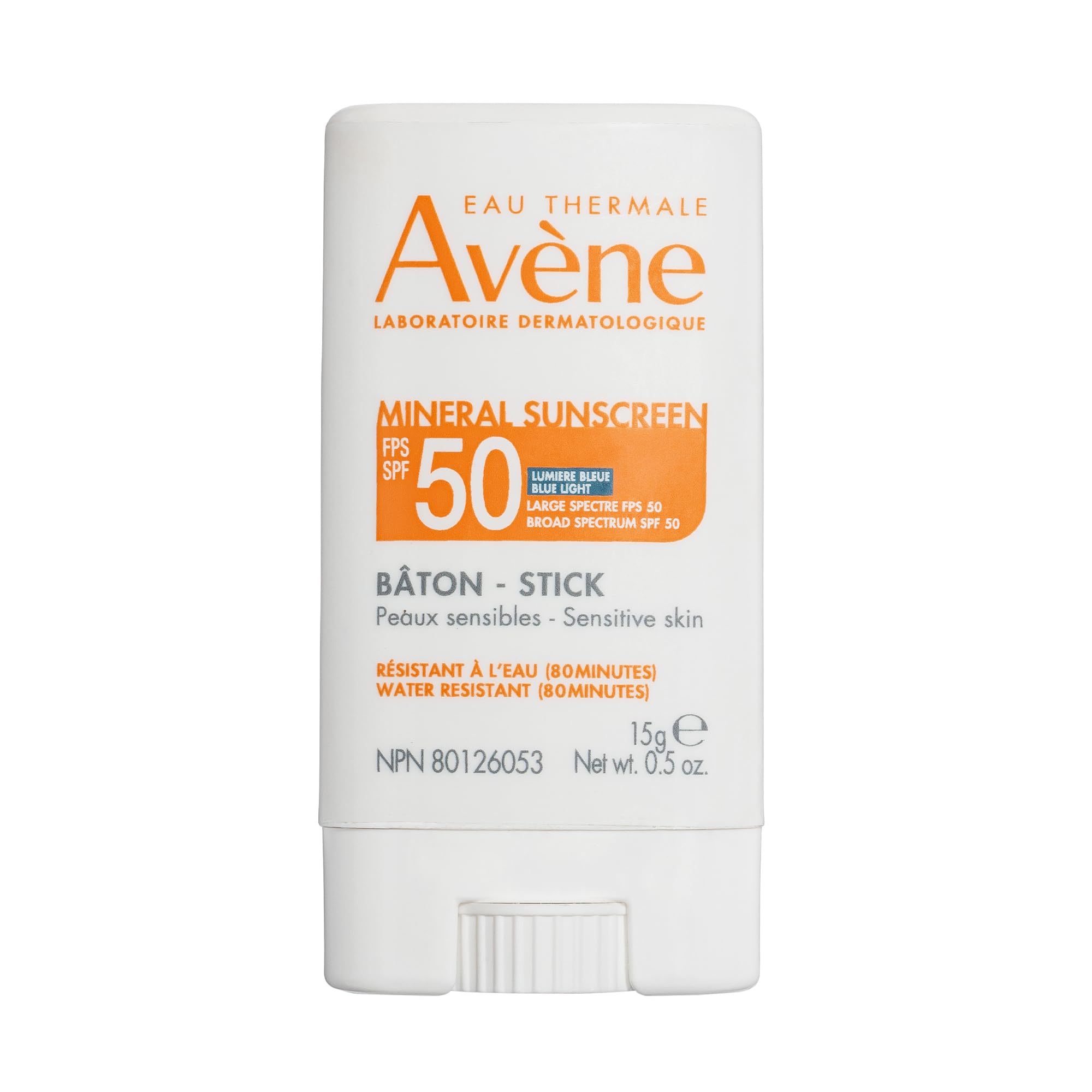 Amazon.com: Eau Thermale Avene Mineral Sunscreen Stick SPF 50, 0.5 Oz ...