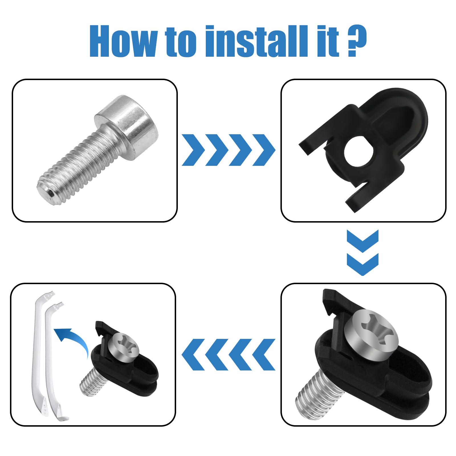 Snapklik.com : WR01X39781 Refrigerator Door Handle Fastener For GE ...