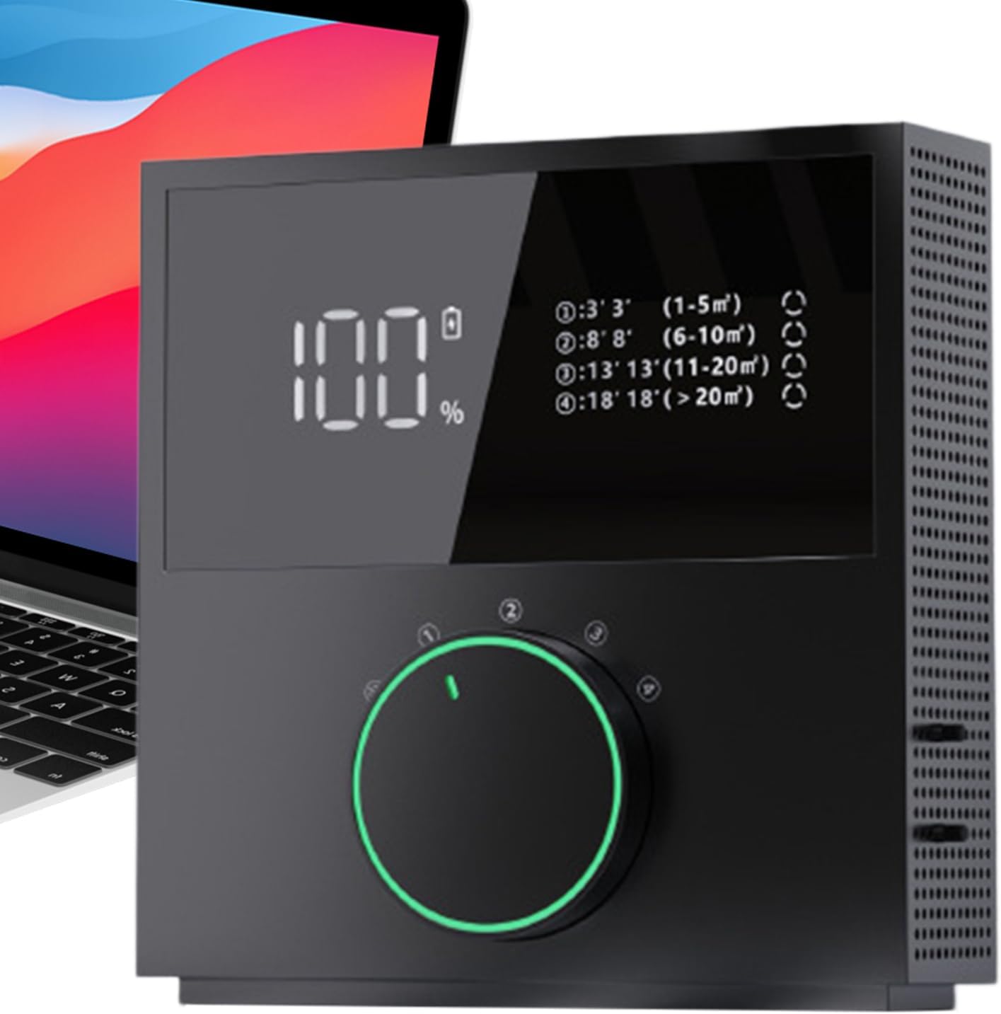 Air Purifiers for Home,3 Speeds Smart Quiet Appliances with LED Display ...