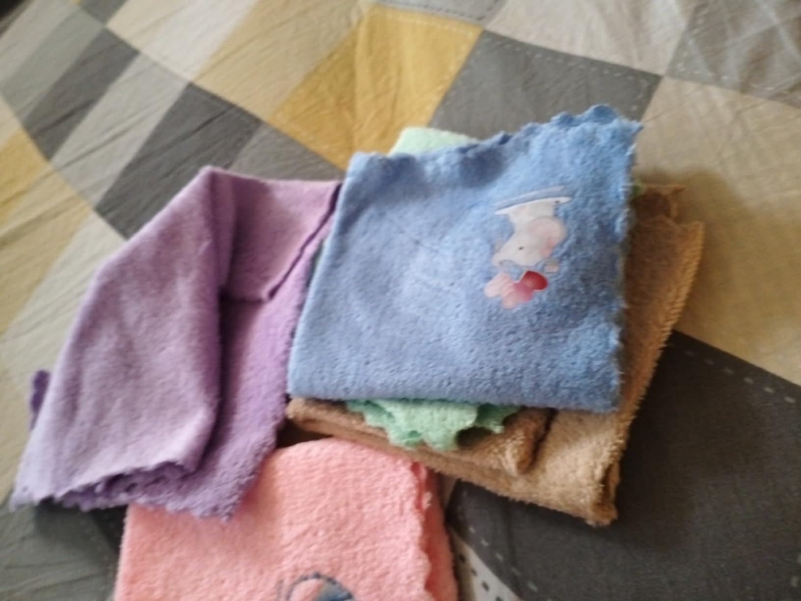 Outlay Home Face Towel/Handkerchief/Rumal Microfiber Small Size -Pack ...