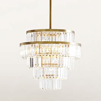 Gemma Crystal Round Chandelier，19" diam,19" h (Brass) - Amazon.com