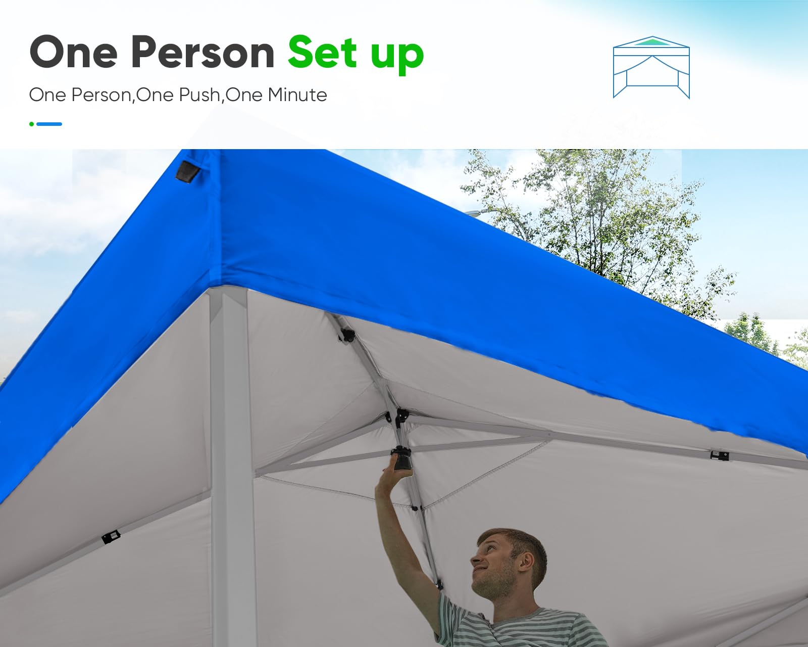Snapklik.com : Quictent Privacy Pop Up Canopy Tent