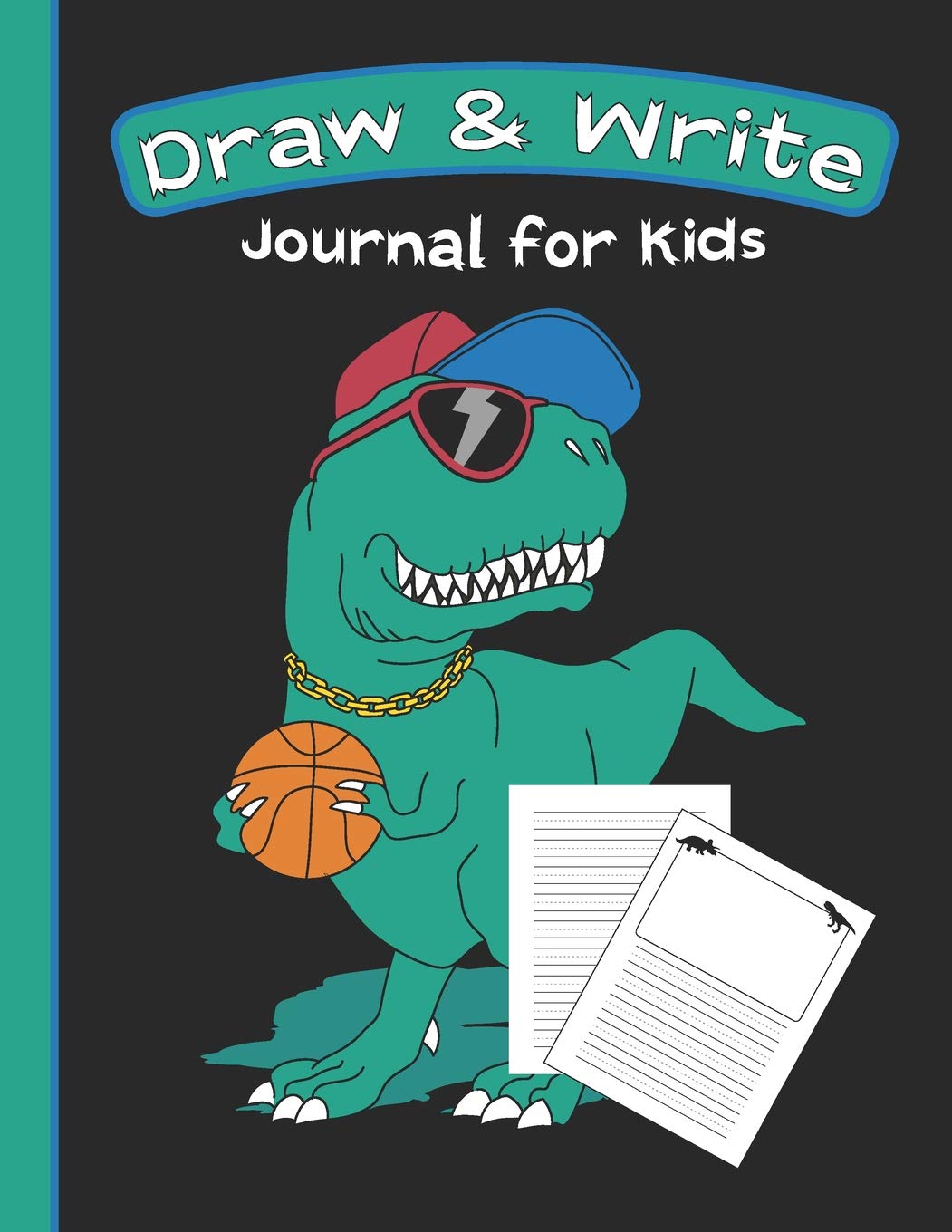 Draw & Write Journal for Kids: Cute Dinosaur Notebook - Storybook ...