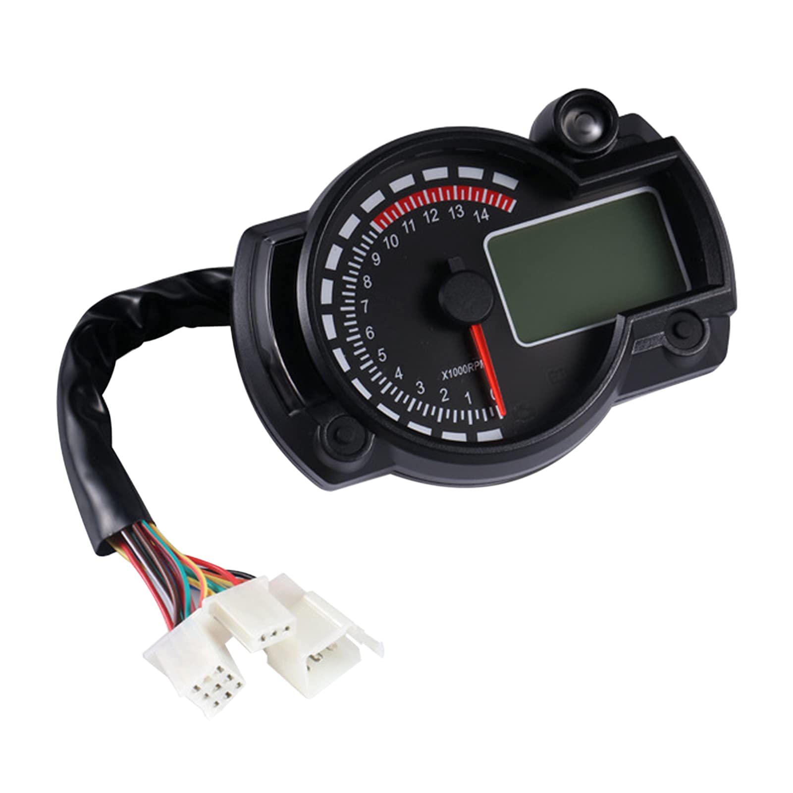 Buy WorldCare® Motorcbike Electronic Tachometer Universal Digital Meter ...