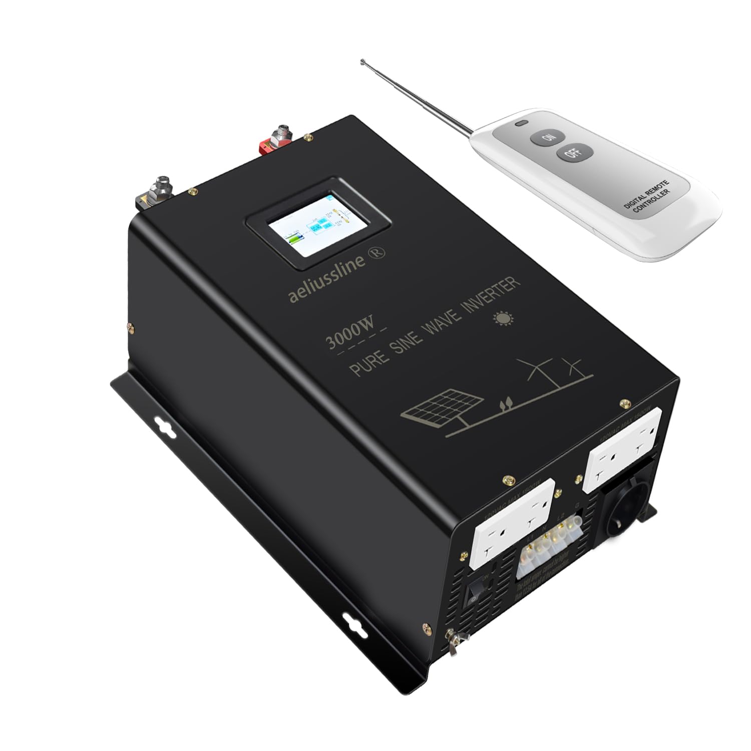 Amazon.com: aeliussine 3000W 48v Pure Sine Wave Split Phase Inverter ...