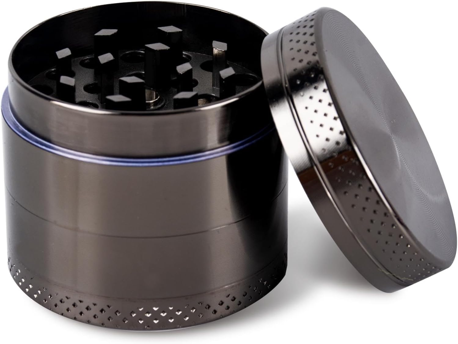 AYNKH Herb Grinder, 4 Layers Portable Zinc Alloy Grinders with Pollen ...