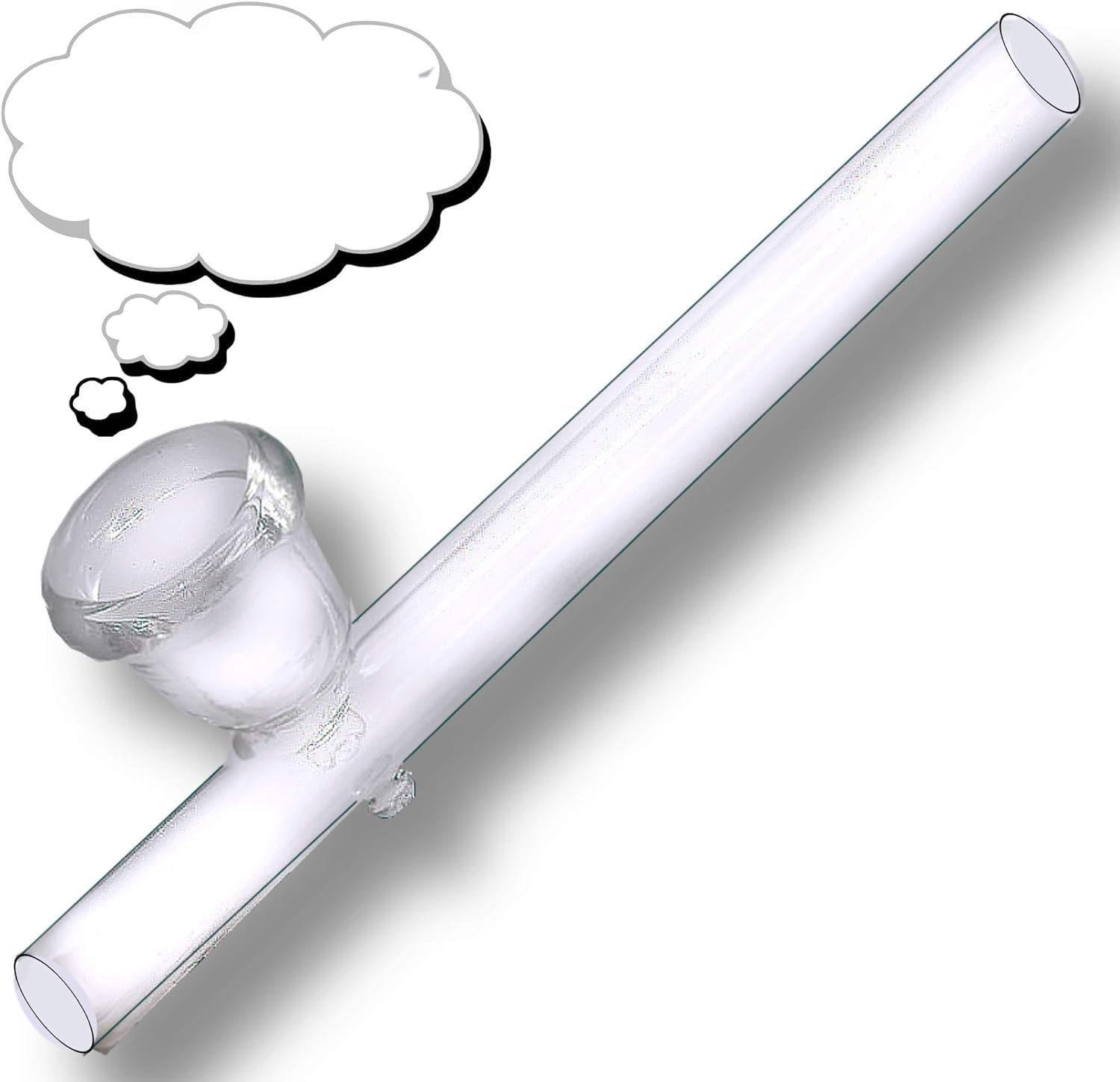 Premium Glass Smoking Bong/Pipe - AC2 Pipe x 1 | 4" (10cm) Handcrafted ...