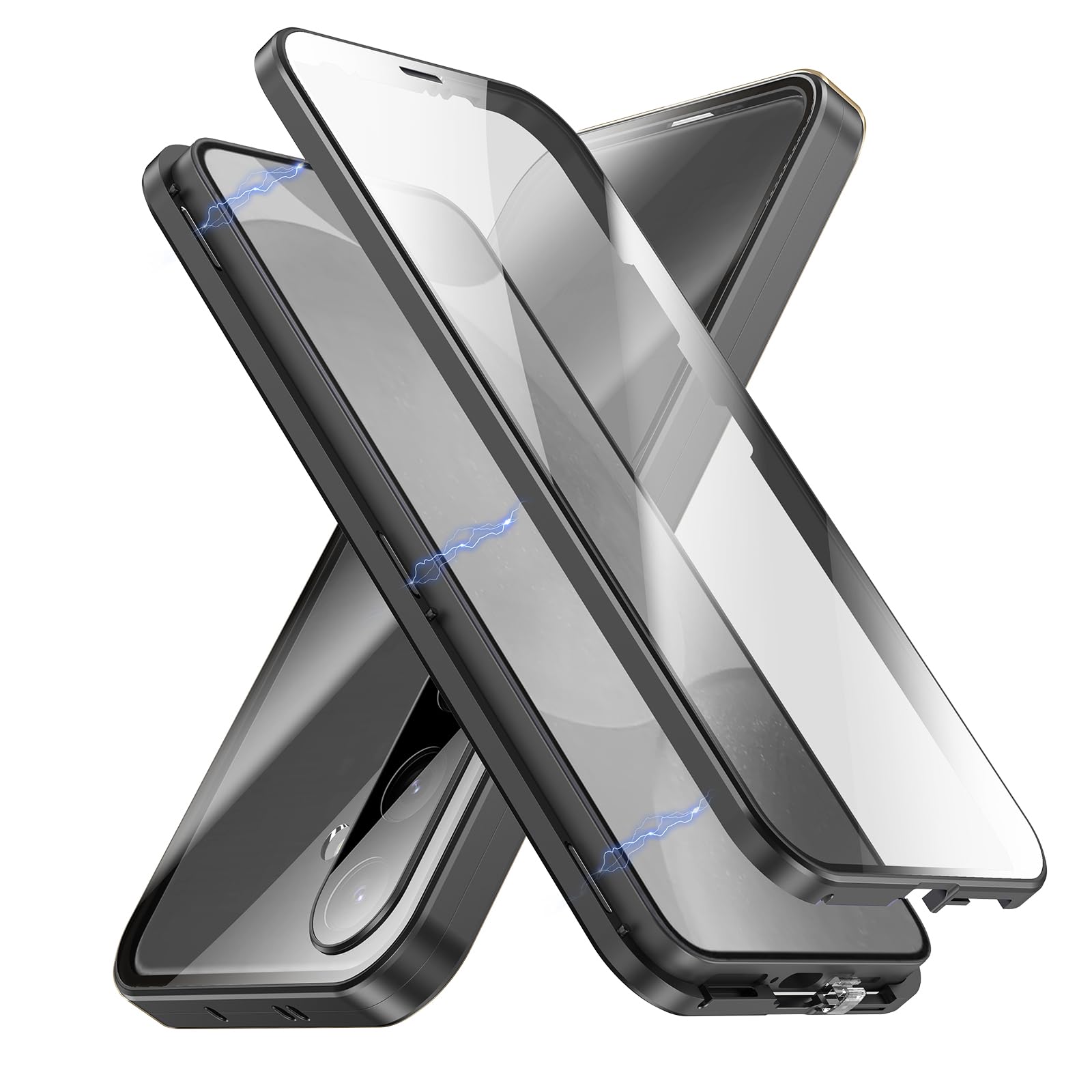 Amazon.com: Jonwelsy Case for Samsung Galaxy S24, 360 Degree Front and ...