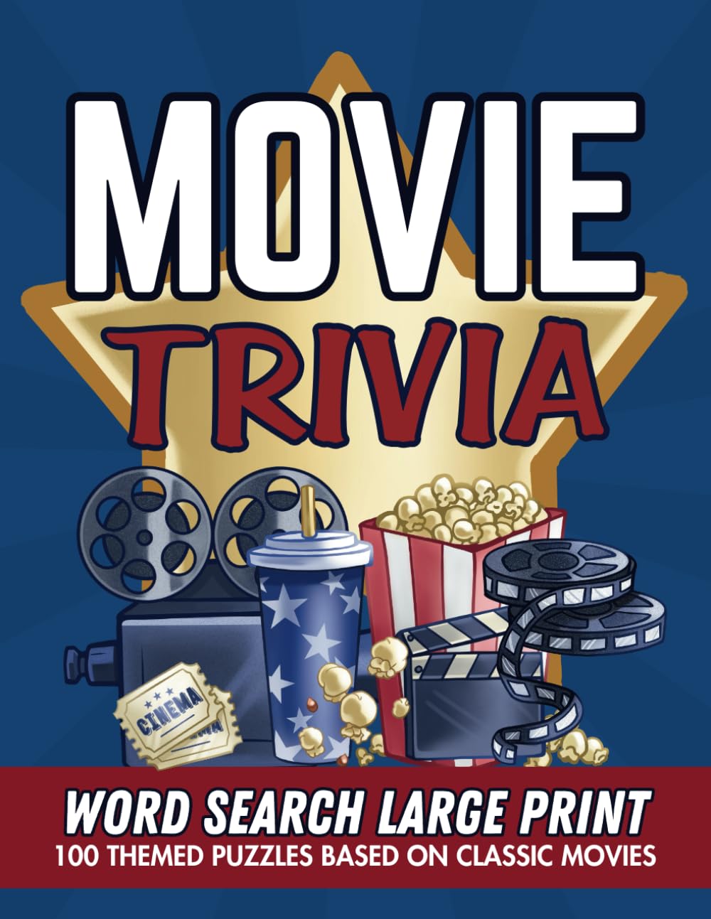 Amazon.com: Movie Trivia Word Search Puzzle Book: A word search puzzle ...