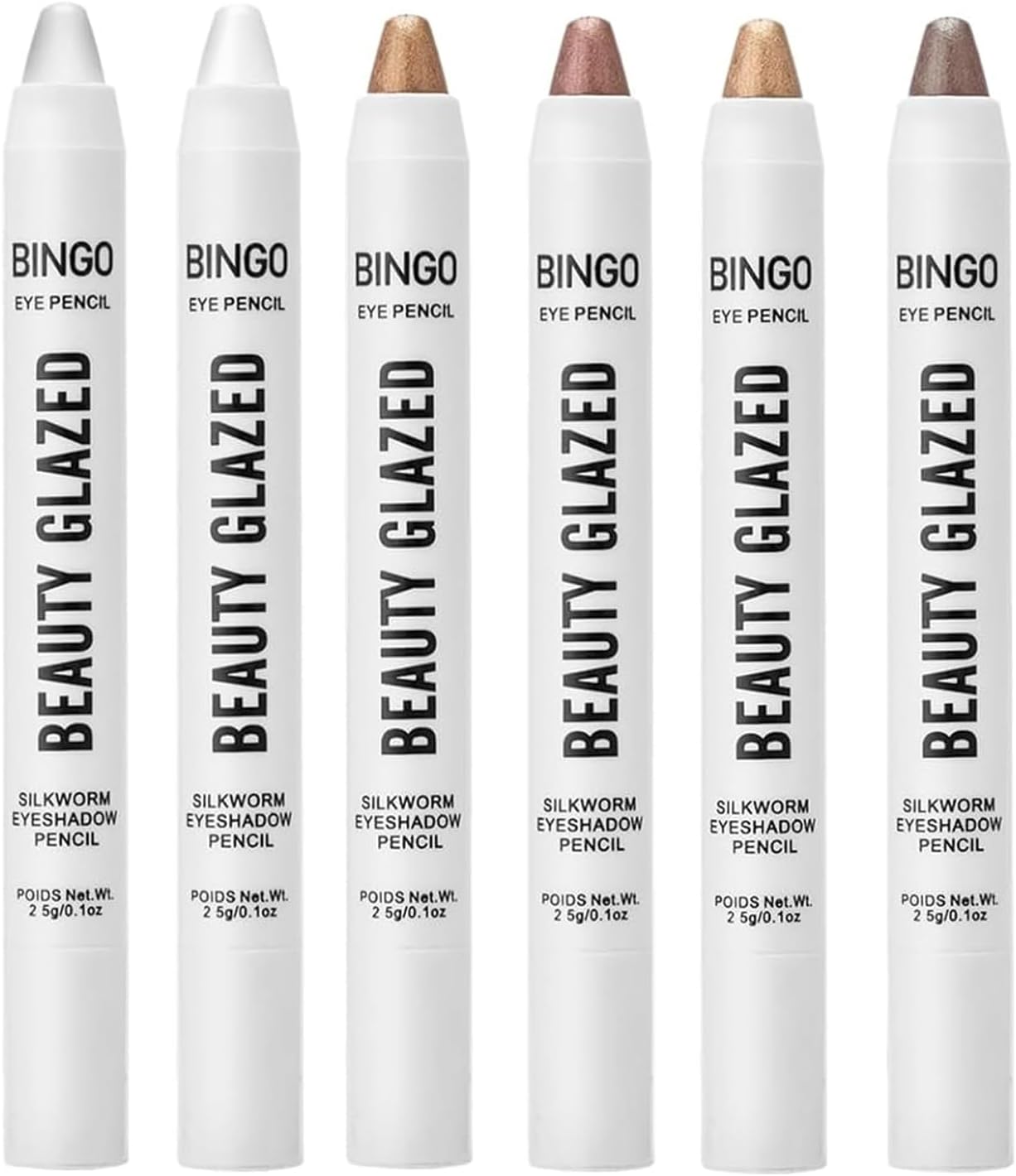 Amazon.com : Beauty Glazed Eye Penci Set, Blendable Eyeshadow Stick Set ...