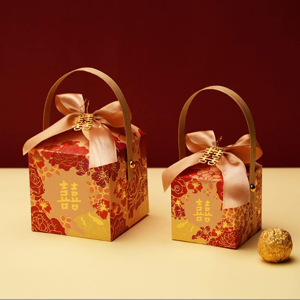 Amazon.com: Lizipai Chinese Wedding Candy Box 30 Candy Box Biscuit Gift ...