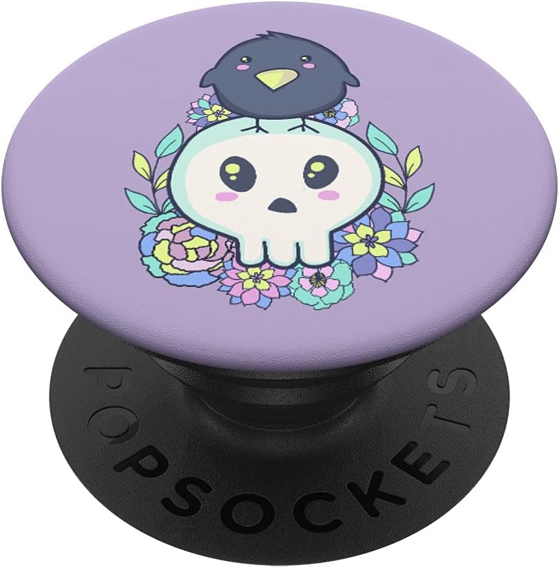 Amazon.com: Pastel Goth Kawaii Raven & Skull Cute & Creepy Dark ...